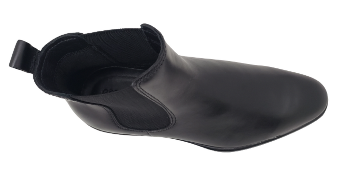 ECCO MEN'S BLACK CHELSEA BOOTS CITYTRAY 512804 – BLACK + WHITE